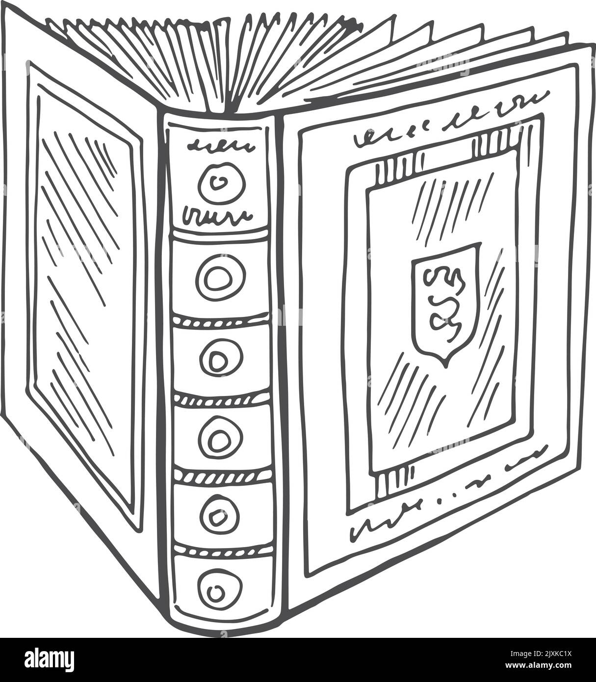 Book cover page drawing hi-res stock photography and images - Alamy