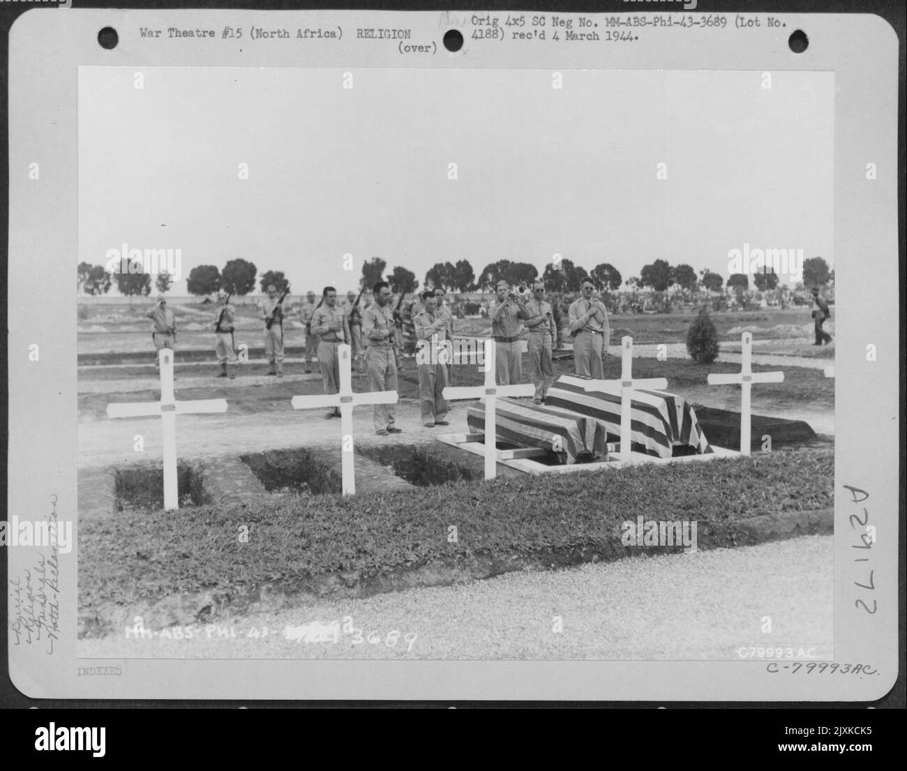 Taps are sounded and last respects paid during the reburial of Air ...