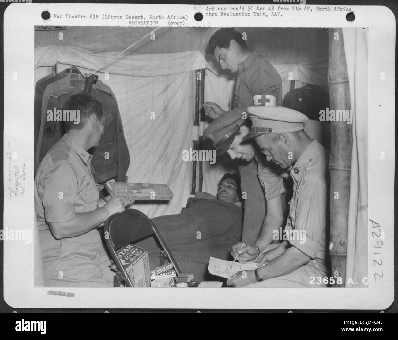 American field hospitals Black and White Stock Photos & Images - Alamy