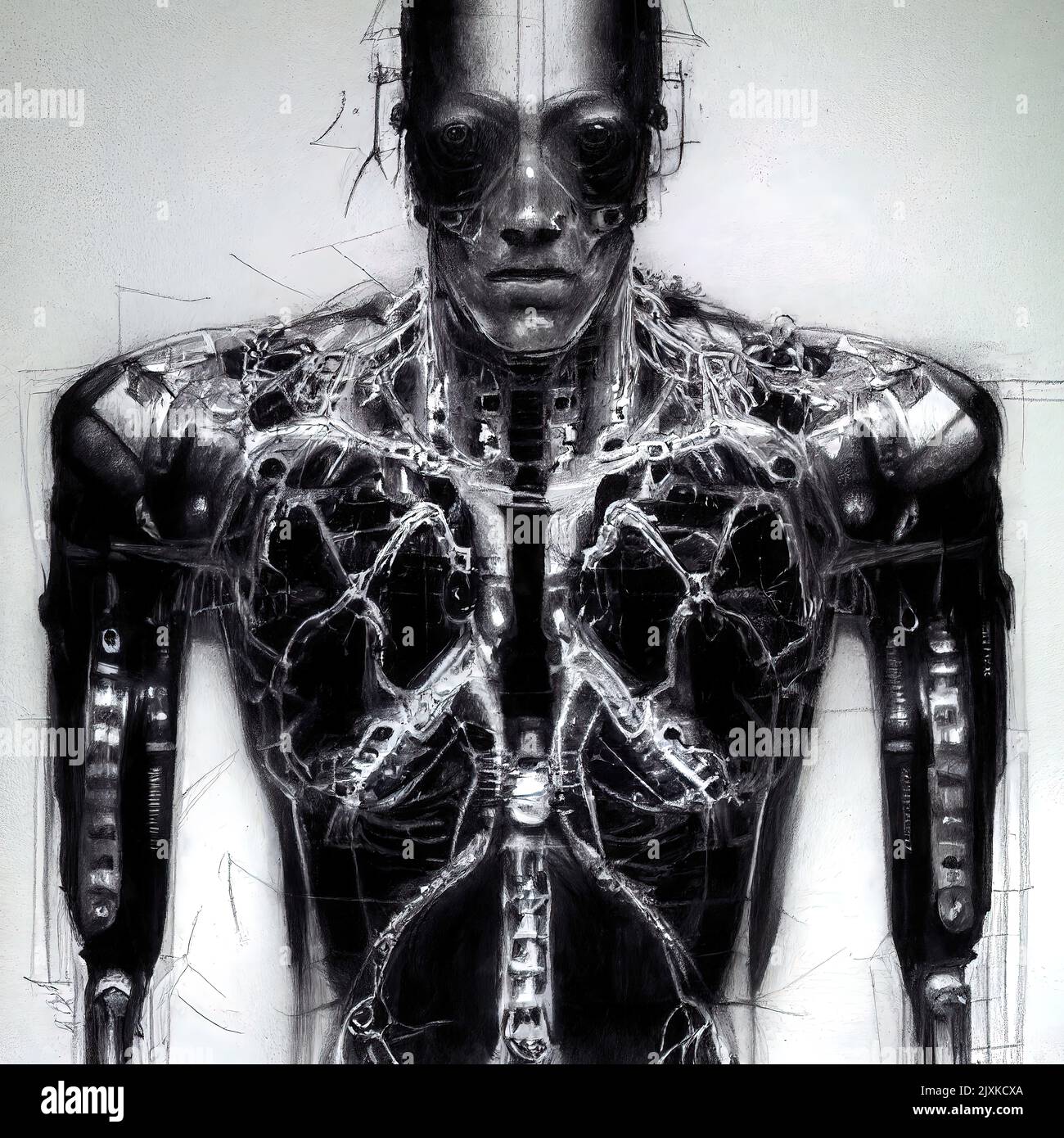 Humanoid cybernetics hi-res stock photography and images - Alamy