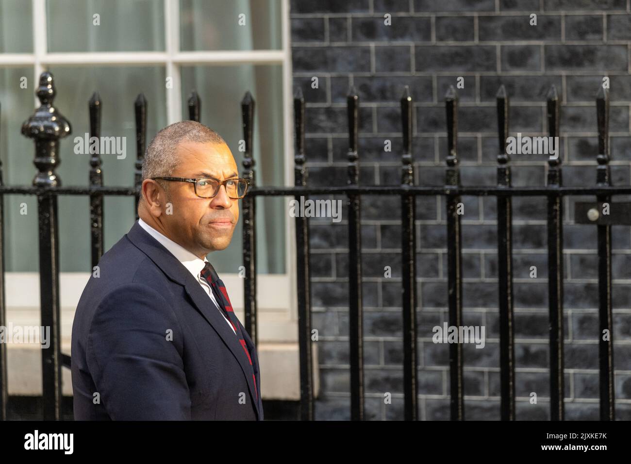 London, UK. 07th Sep, 2022. James Cleverly, Foreign Secretary, arrives ...
