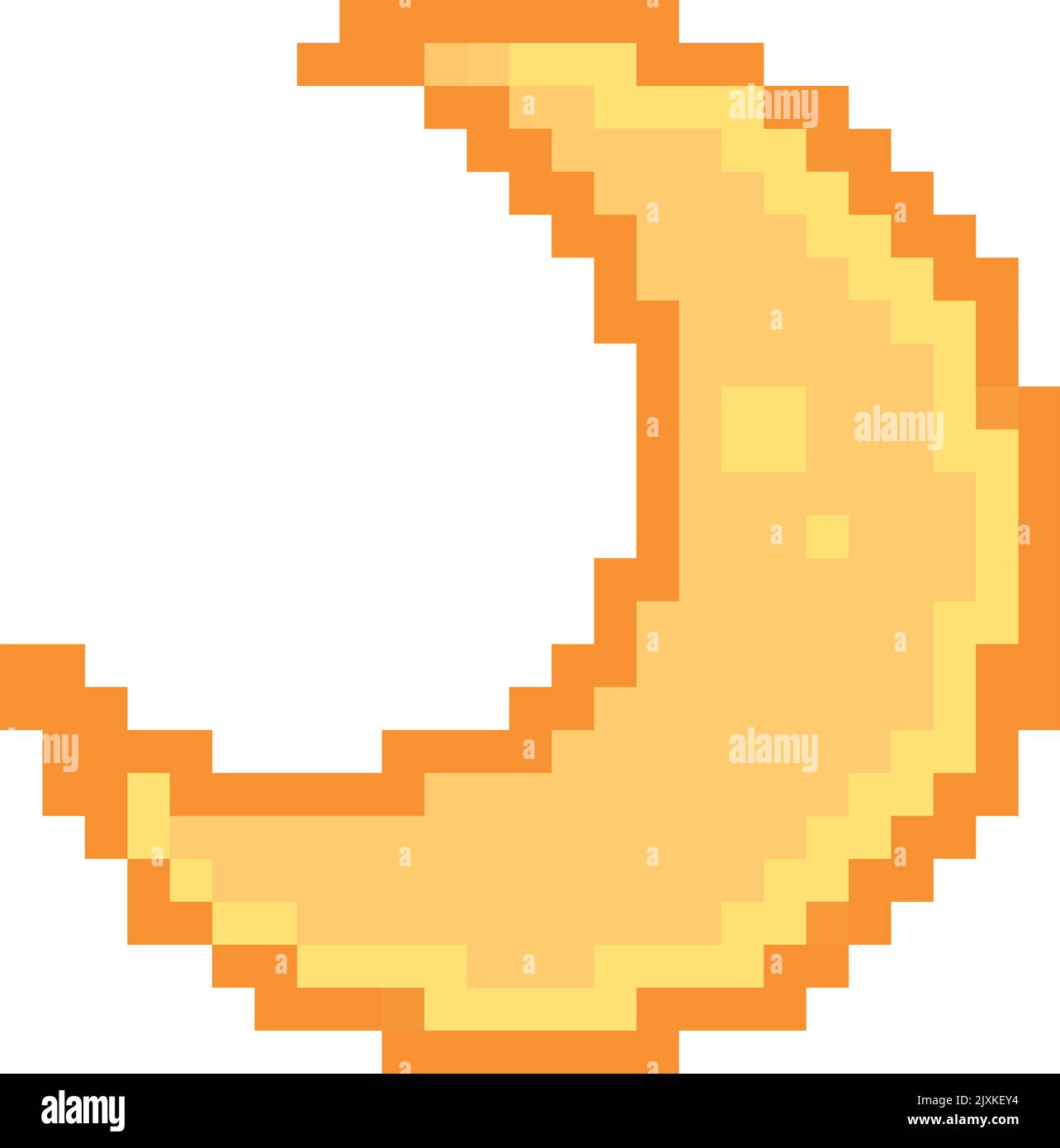 moon pixel art Stock Vector Image & Art - Alamy
