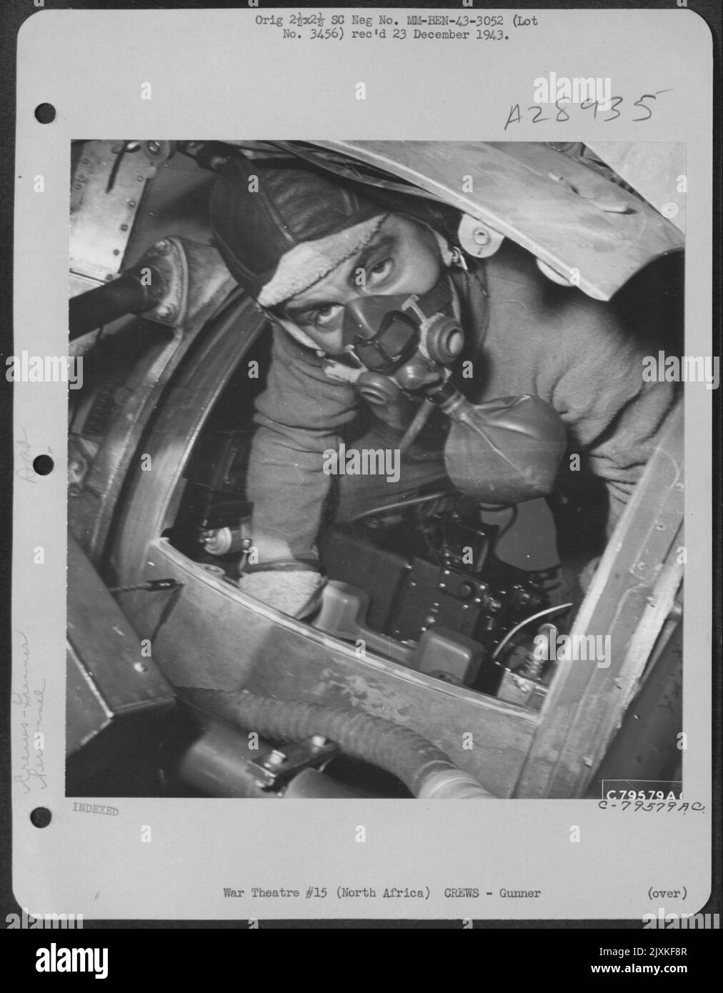 Ball turret gunner Black and White Stock Photos & Images - Alamy