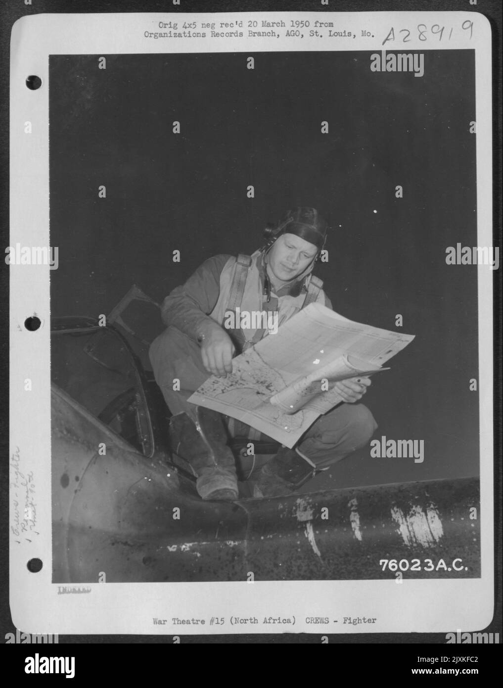 Lt. Bloomquist, pilot of the 90th Photographic Reconnaissance Wing ...