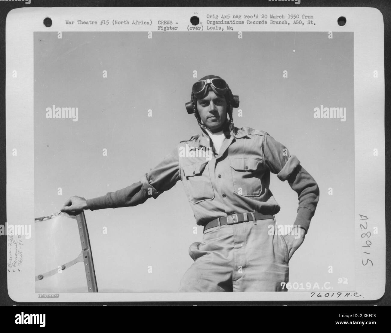 Capt. Spencer, pilot of the 90th Photographic Reconnaissance Wing ...