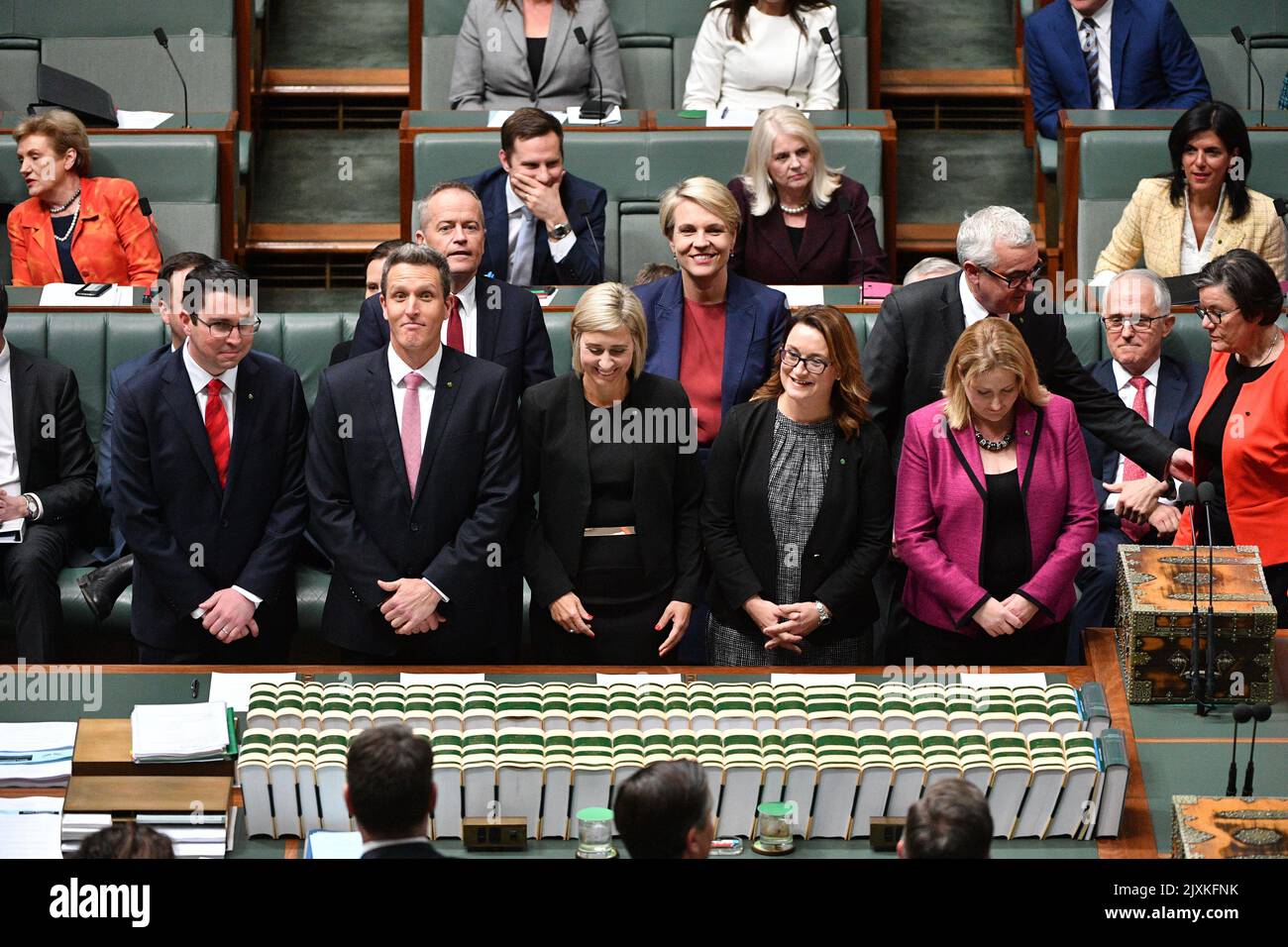 Labor Members Patrick Gorman, Josh Wilson, Susan Lamb, Justine Keay and ...