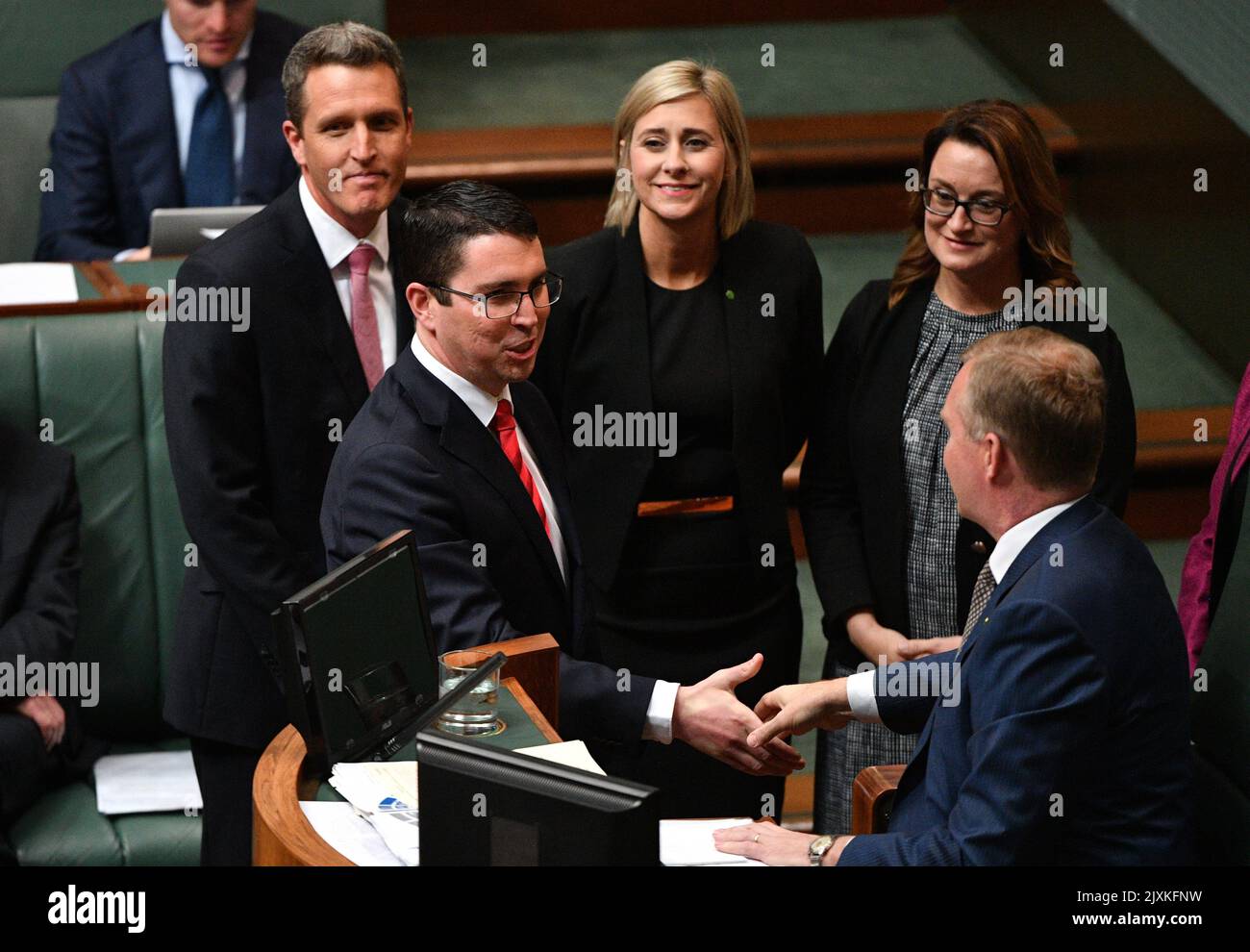 Labor Members Patrick Gorman, Josh Wilson, Susan Lamb, Justine Keay ...