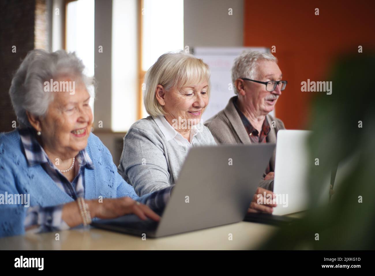 Retirement group social club hi-res stock photography and images - Alamy