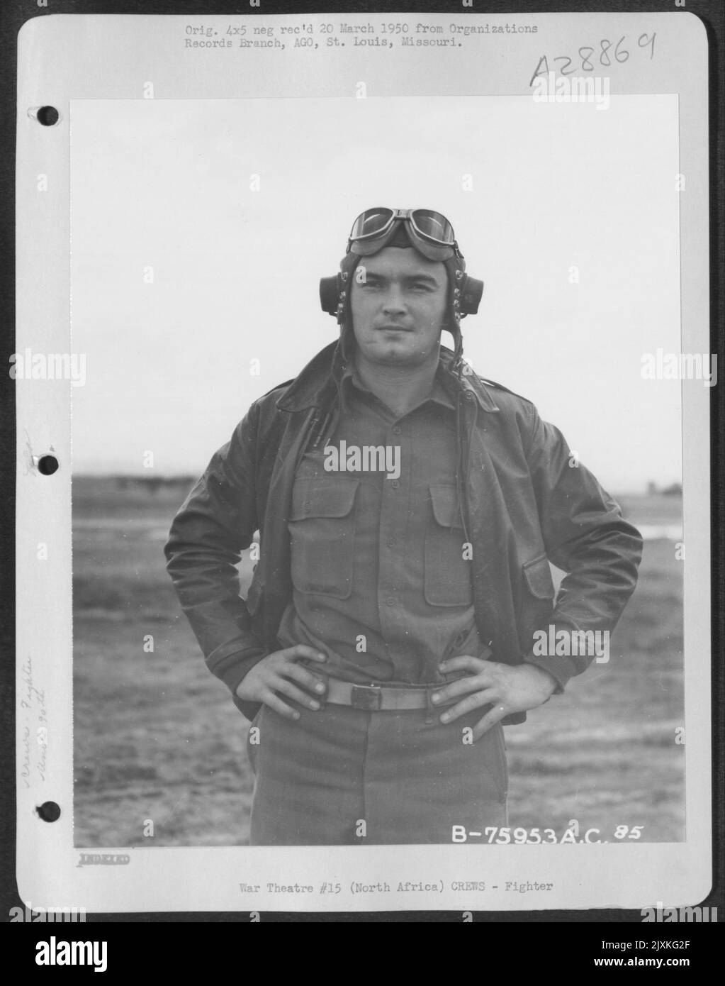 A Lockheed F-5 pilot of the 90th Photographic Reconnaissance Wing ...