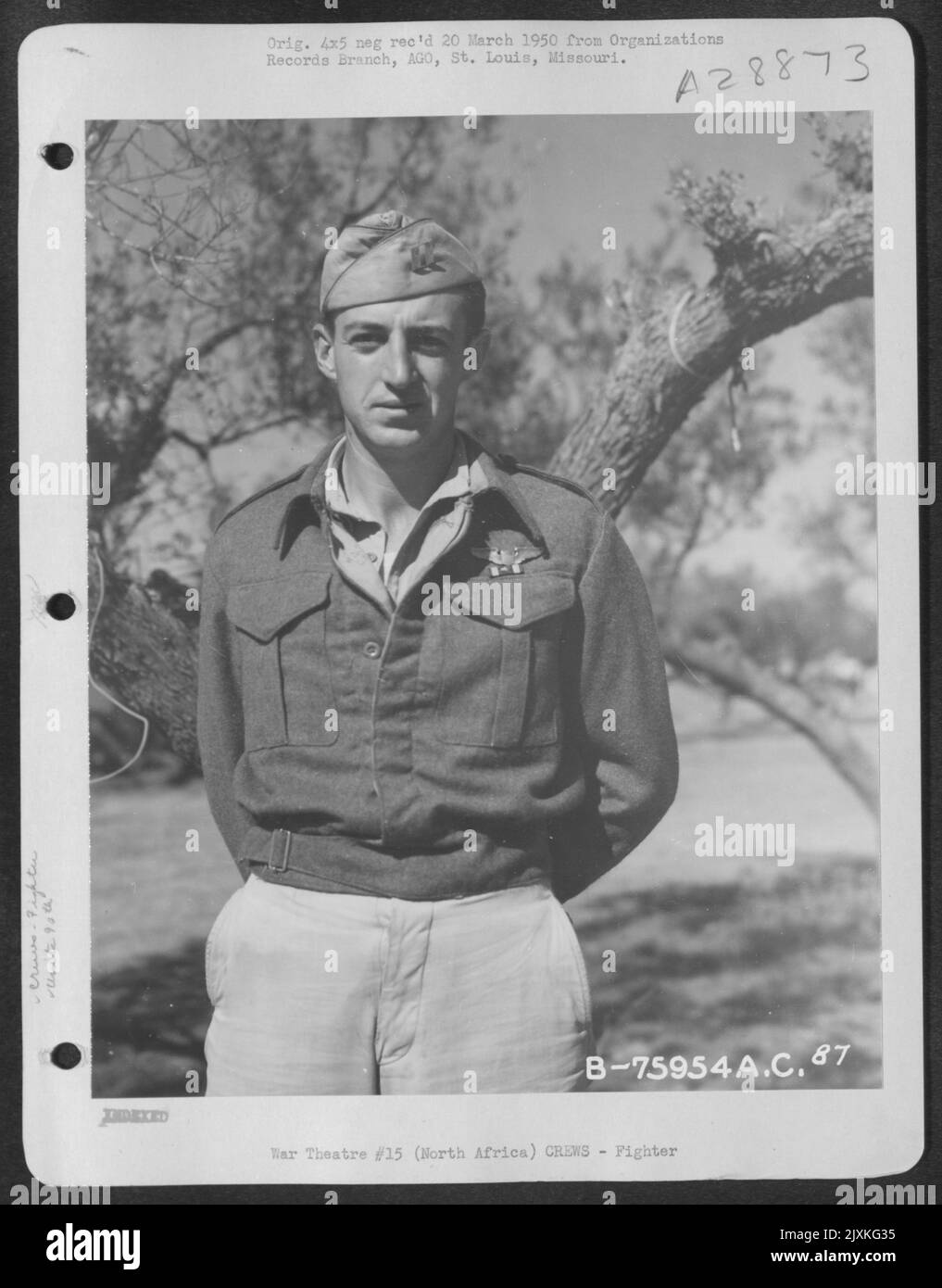 A Lockheed F-5 pilot of the 90th Photographic Reconnaissance Wing ...