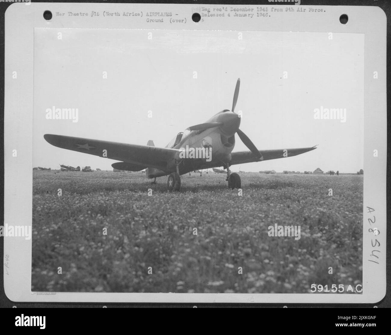 Curtiss P-40 Of The 9Th Af'S 57Th Fighter Group At Its Base In North ...