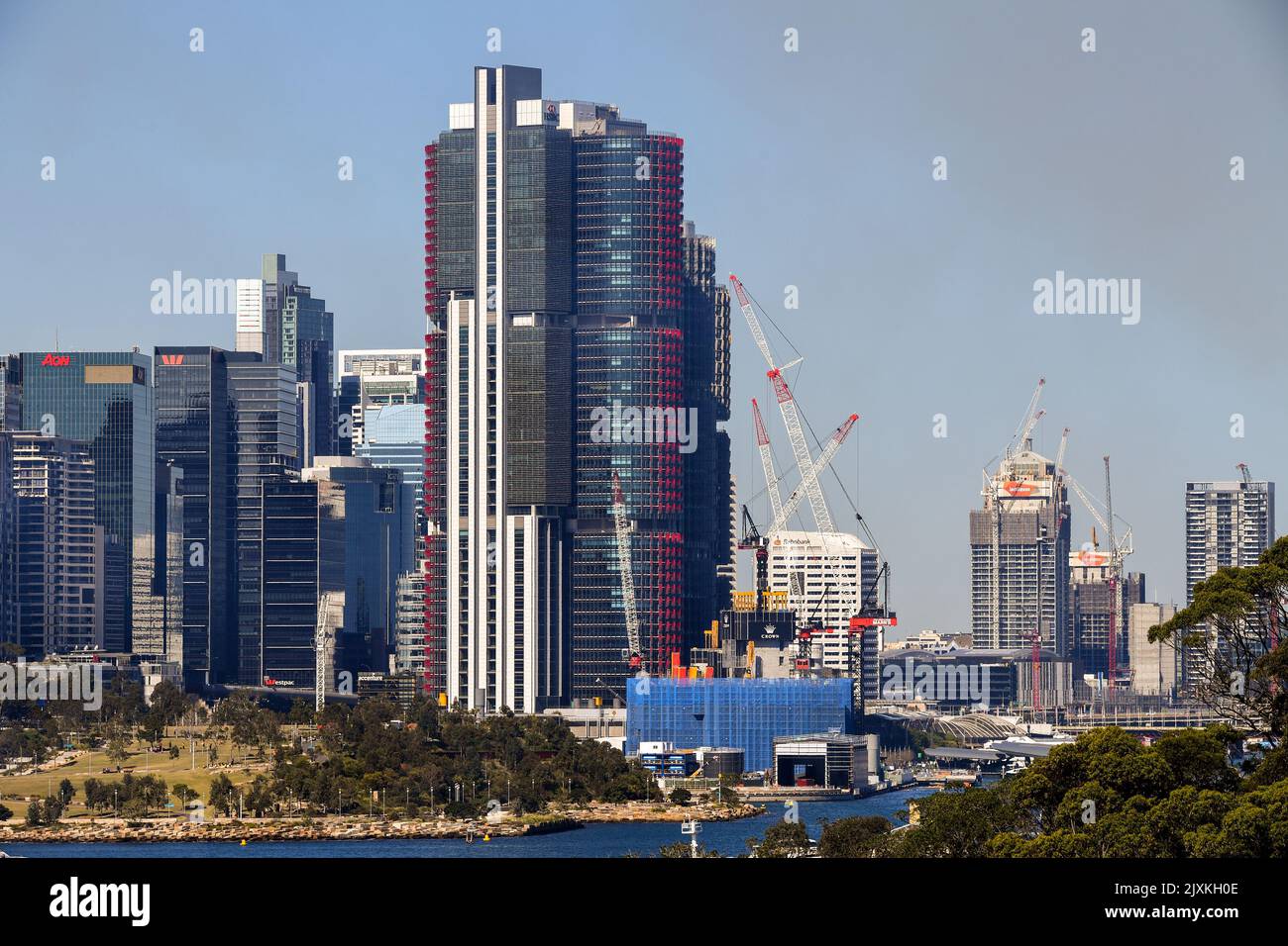 Stock image ,Barangaroo an inner-city suburb of Sydney is seen in ...