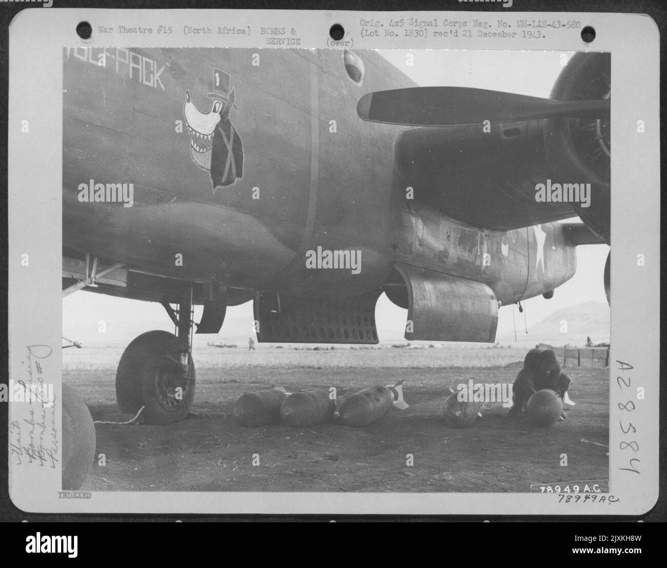 S/Sgt. R.E. Dowling of St. Helena, California, a member of the 380th ...