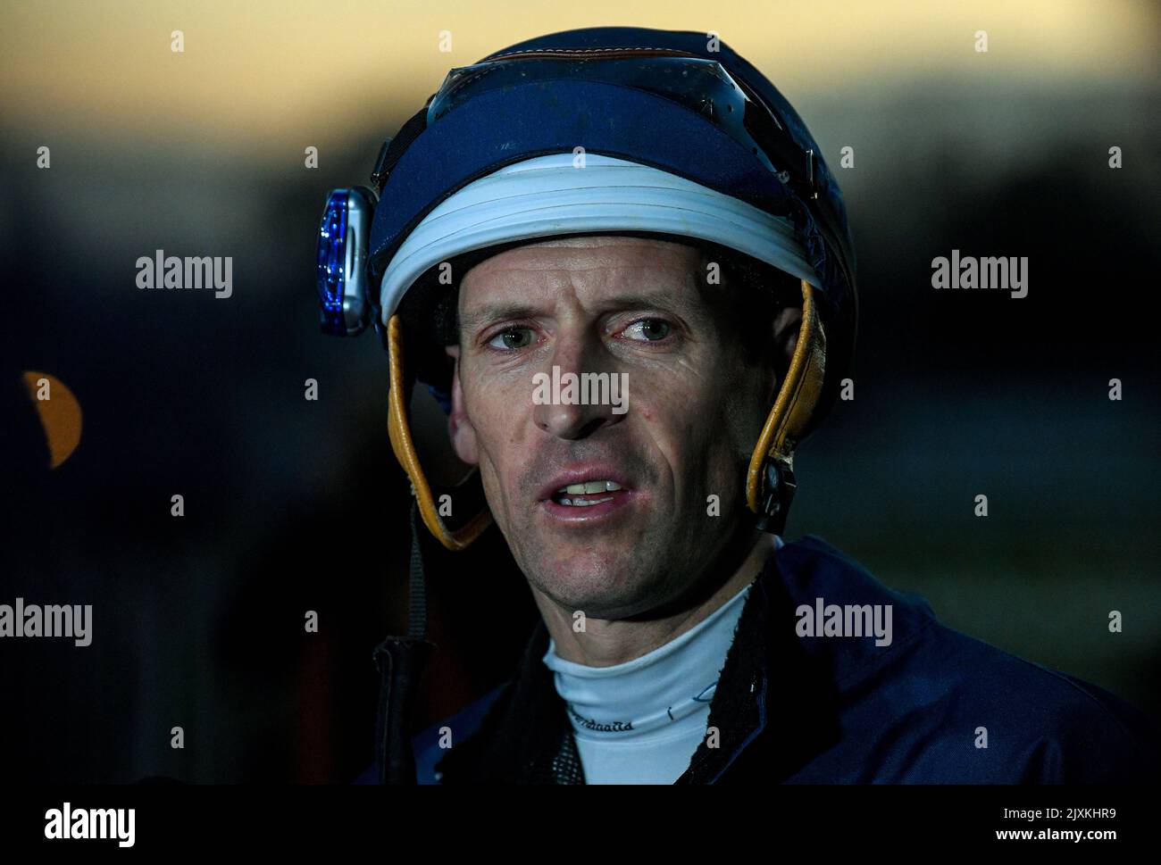 Jockey Hugh Bowman speaks to the media following trackwork aboard Winx ...