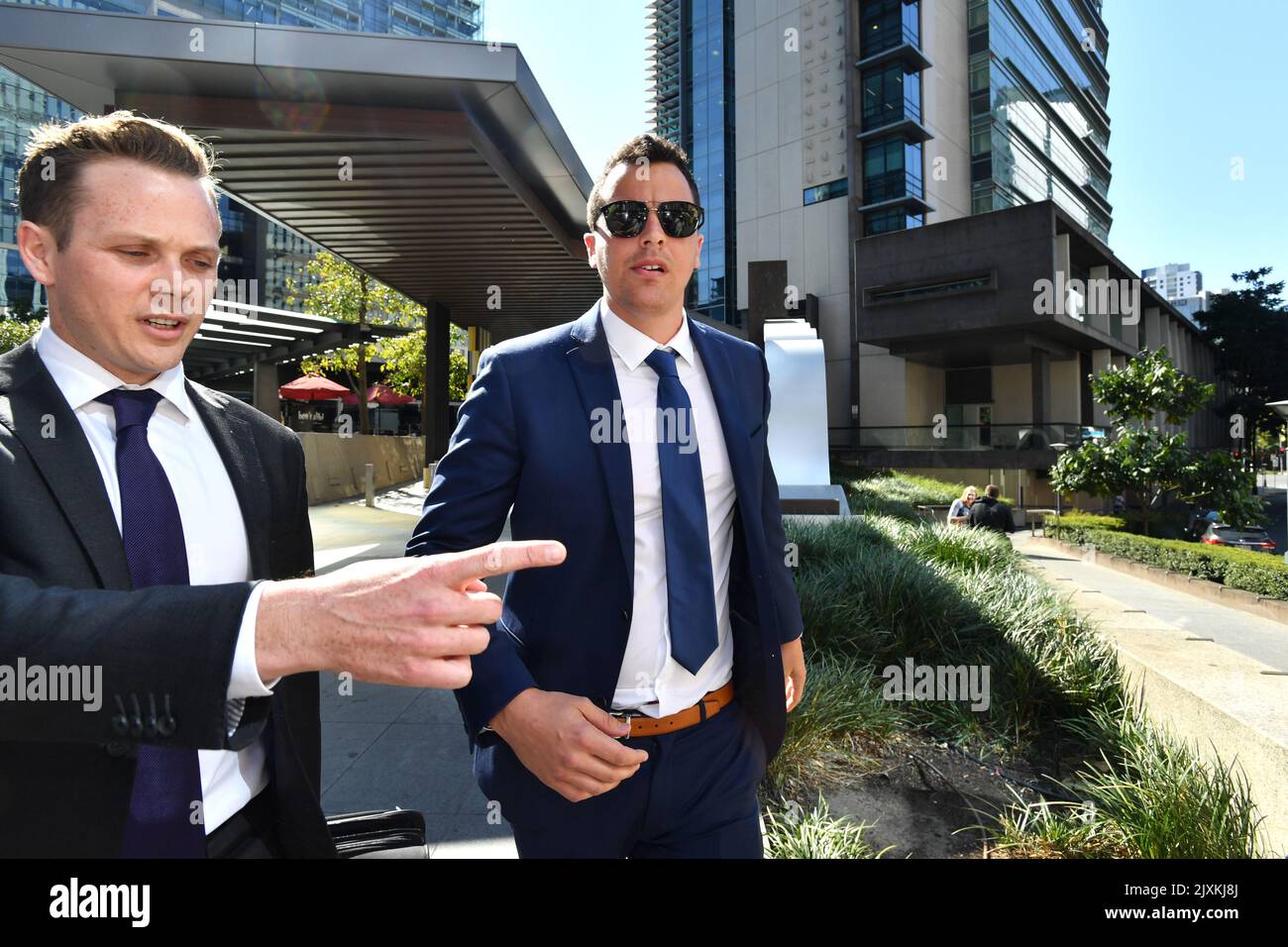 Former tennis professional Isaac Frost is seen leaving the Brisbane ...