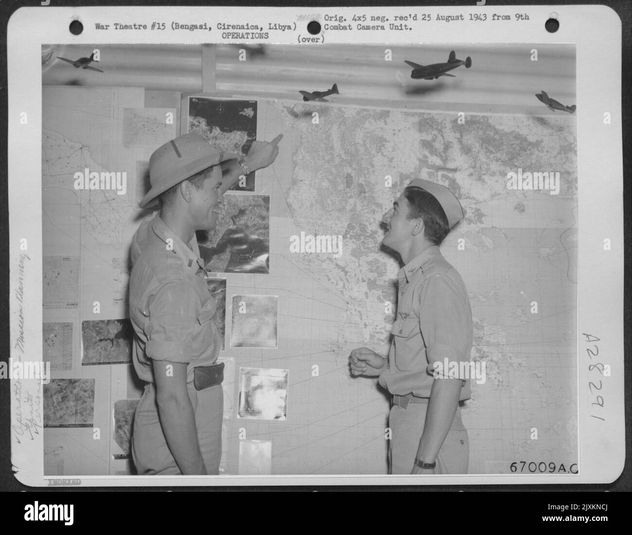 1st Lt. Dean E. Lear, pilot, of Houston, Texas, and 1st Lt. John N ...