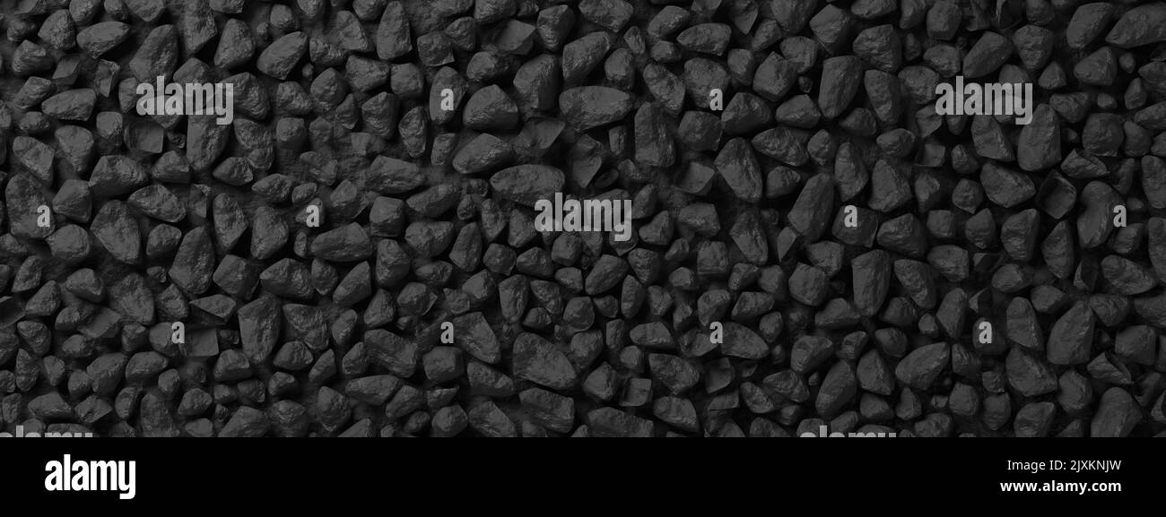 Coal background - 3D illustration Stock Photo - Alamy
