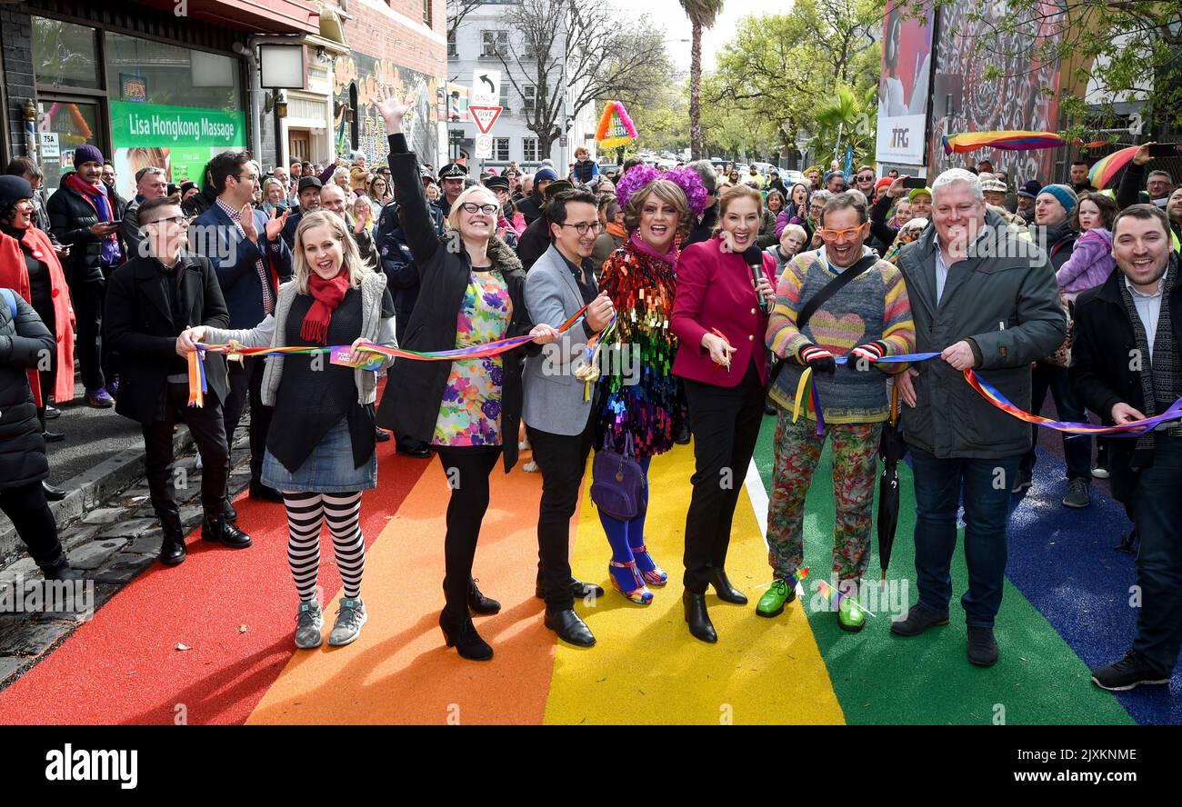 Port Phillip Mayor Bernadene Voss (centre) and her councillors unveils ...