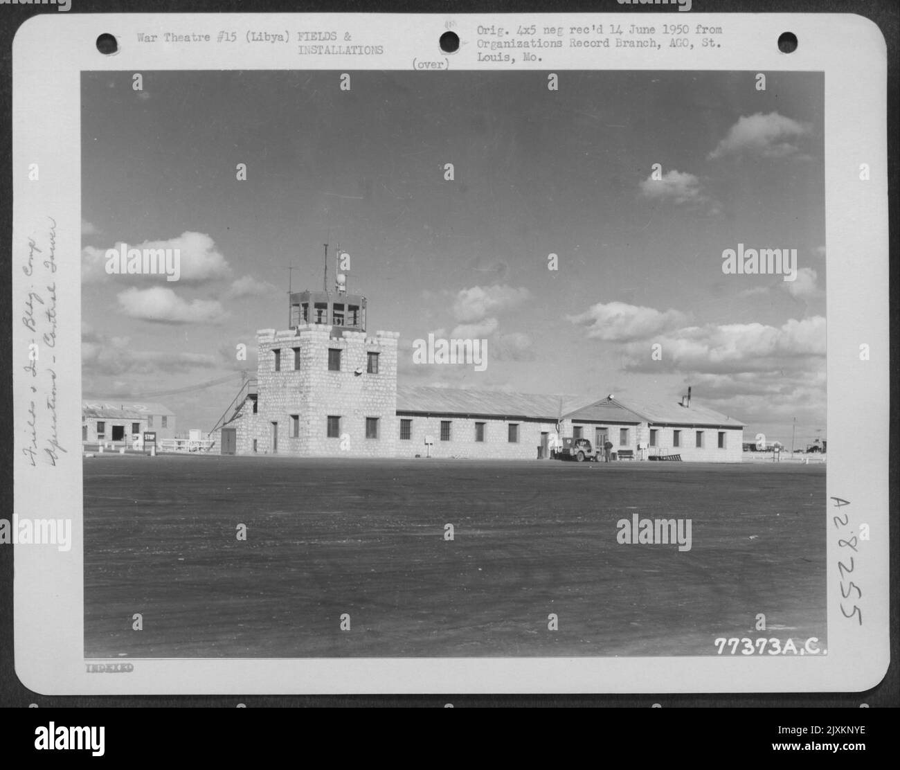 Control tower at an air base at Bengasi, Libya Stock Photo - Alamy