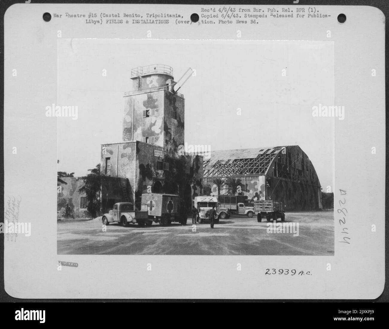 SOMEWHERE IN THE MIDDLE EAST, February-The operations tower at Castle ...