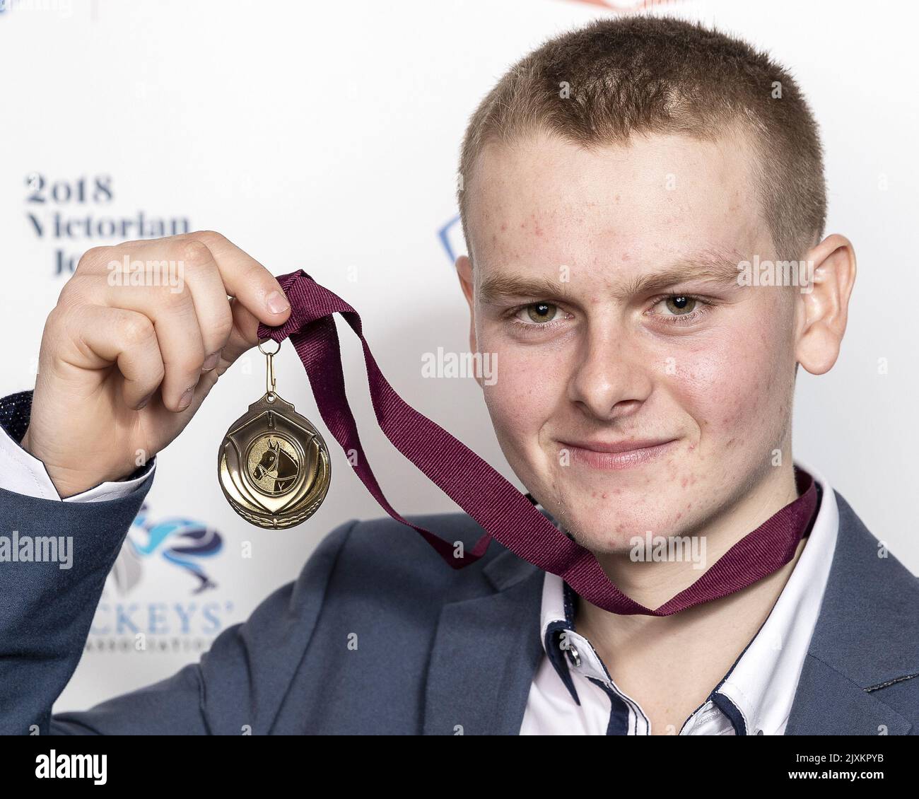 Ethan Brown poses for a photograph with the One To Watch award during ...