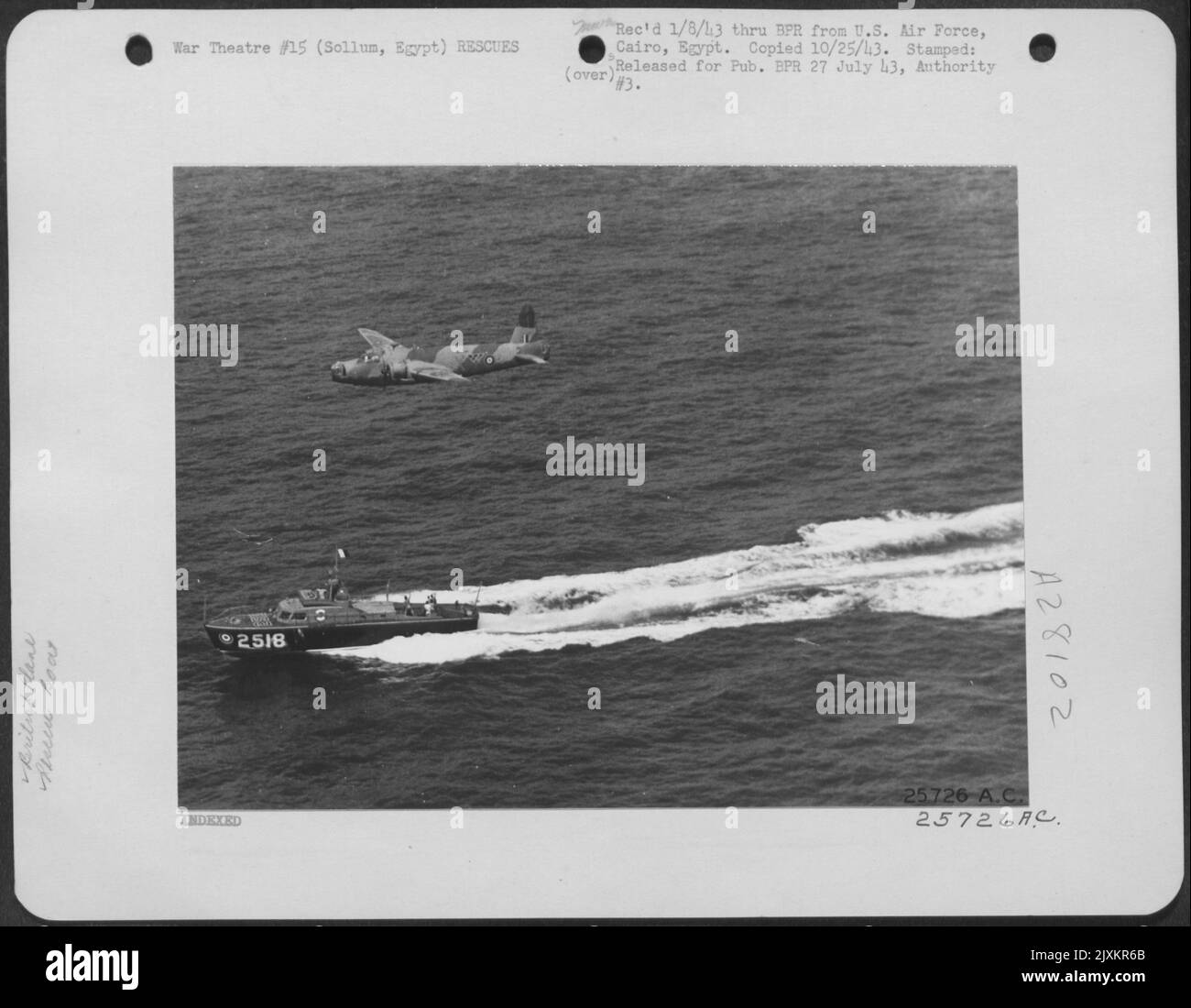 The Wellington and the rescue launch of the R.A.F. Rescue Service ...