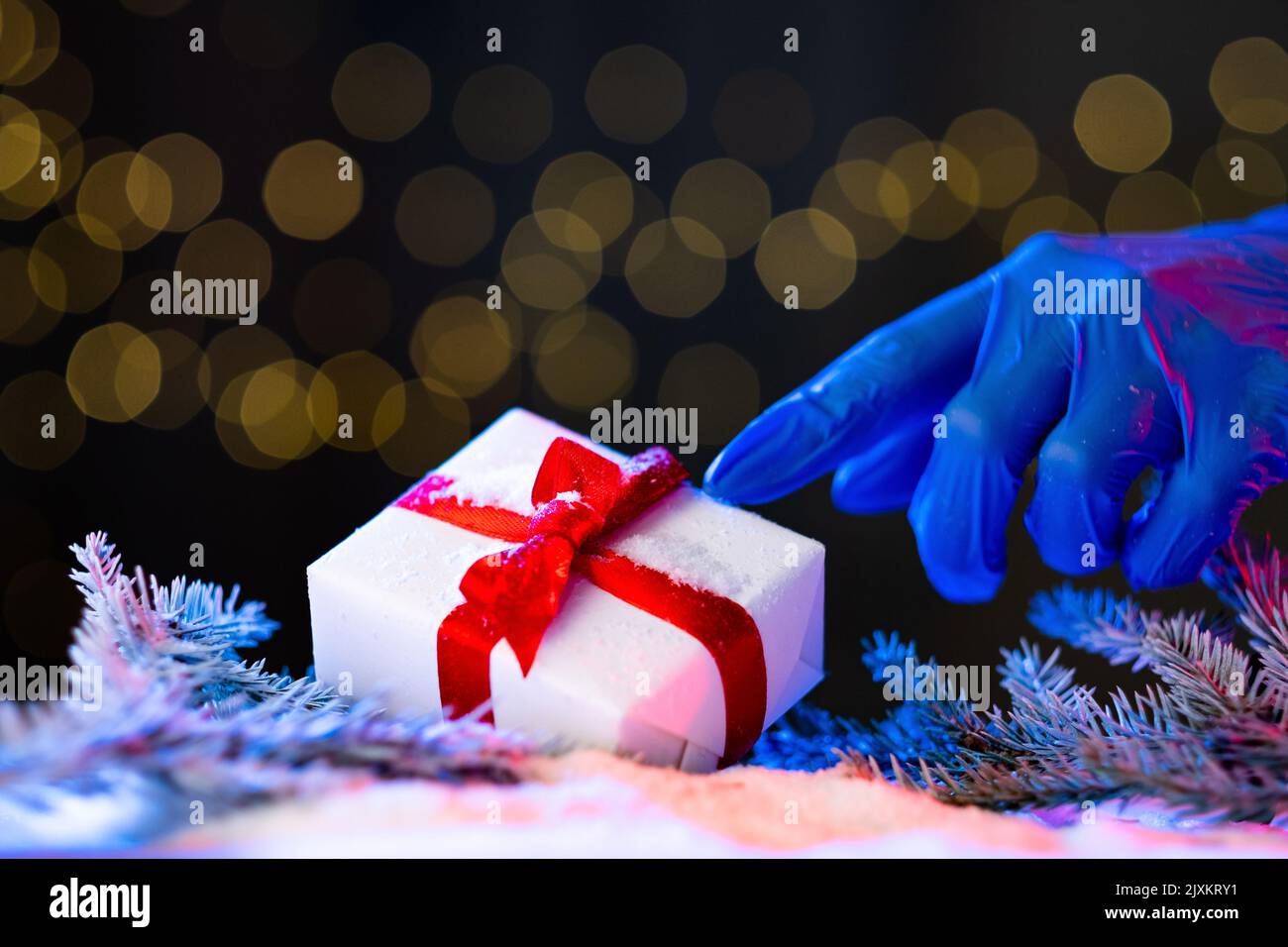 christmas covid-19 hygiene protection safety Stock Photo - Alamy