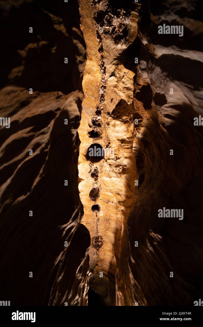 Ochtinska Aragonite Cave, Slovakia Stock Photo - Alamy