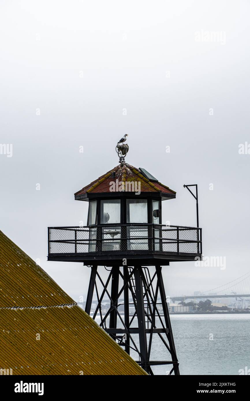 Alcatraz watch tower hi-res stock photography and images - Alamy