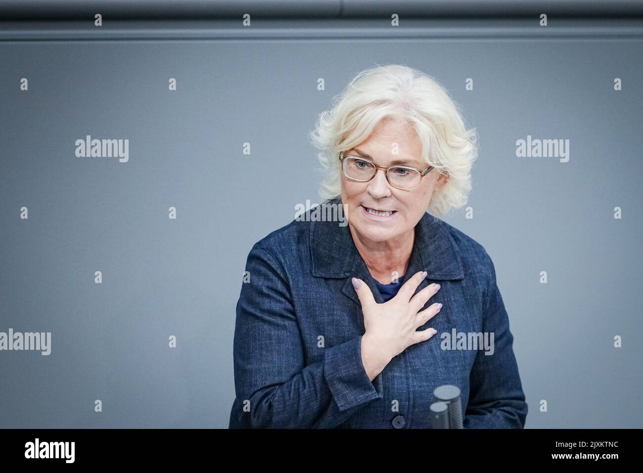 Berlin, Germany. 07th Sep, 2022. Christine Lambrecht (SPD), Federal ...