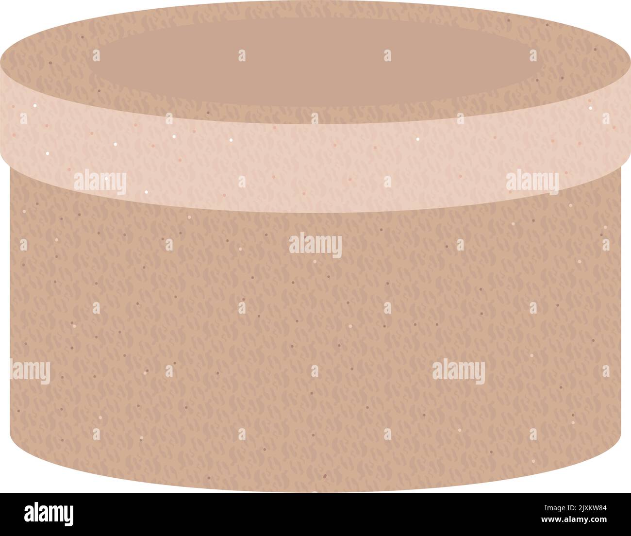 Round paper food packaging box Stock Vector Images - Alamy