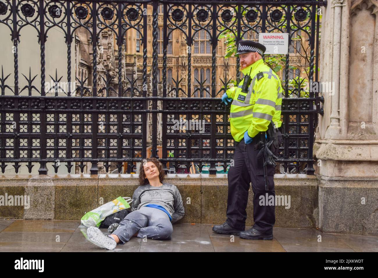 September 7, 2022, London, England, United Kingdom: Police arrest a ...