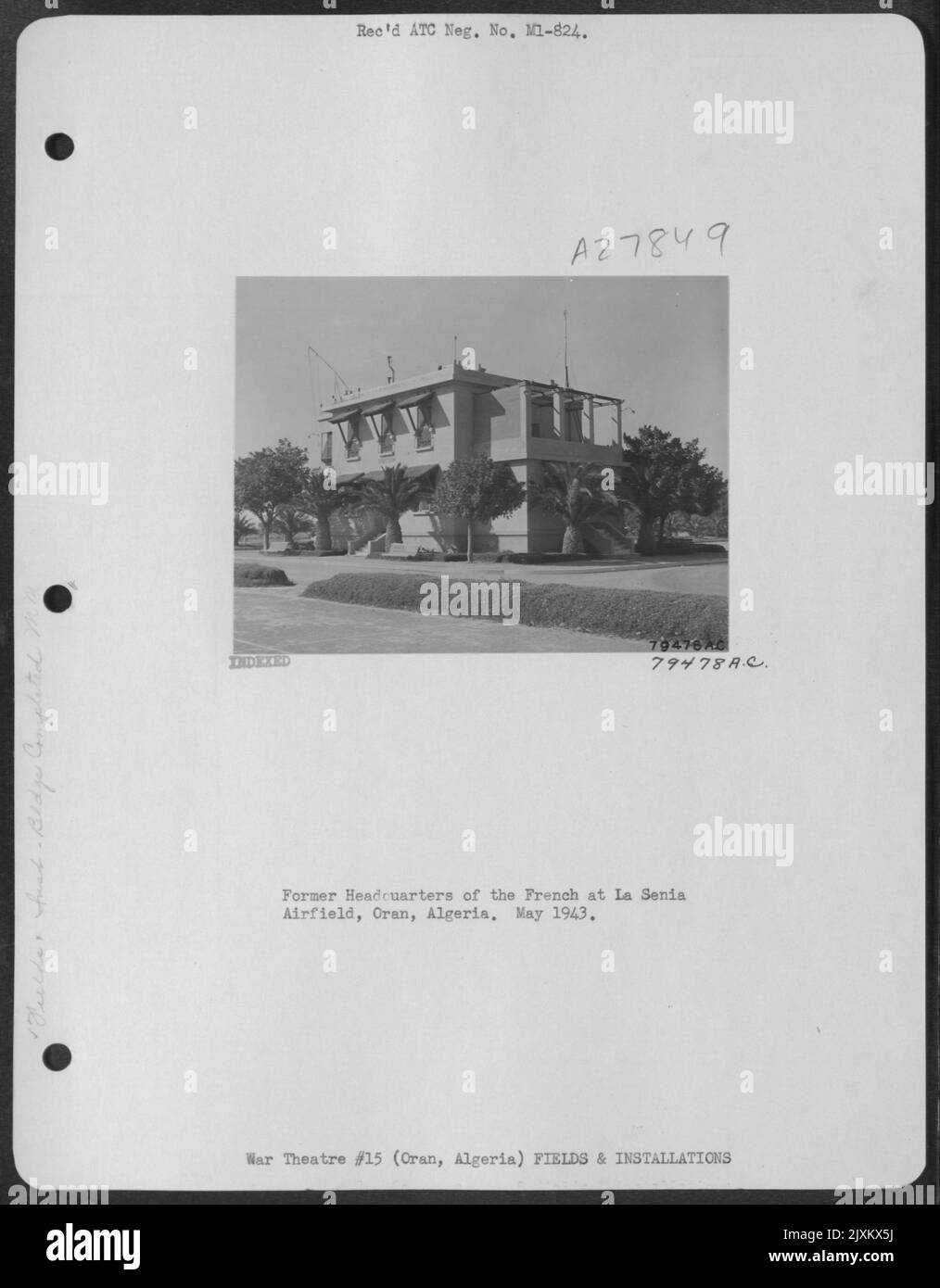 Former Headquarters of the French at La Senia Airfield, Oran, Algeria ...