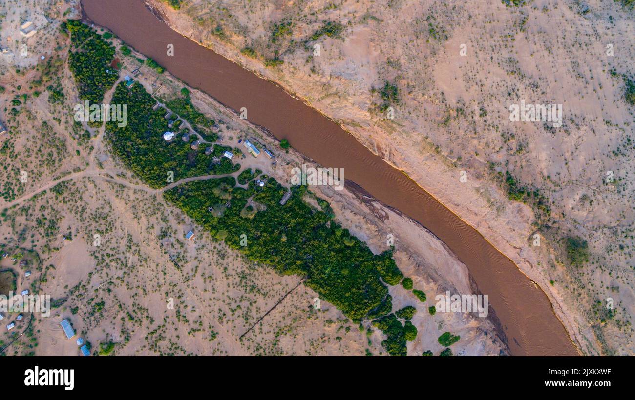 Tana river kenya aerial hi-res stock photography and images - Alamy
