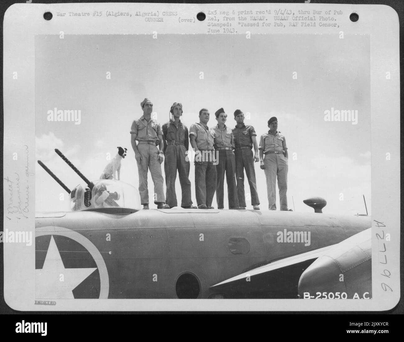 With Major General Doolittle's Mitchell Bombers--June 19--Shown above ...