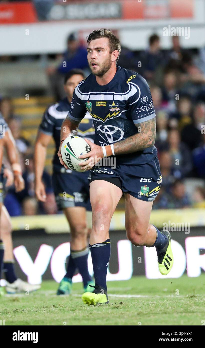 Kyle Feldt of the Cowboys during the Round 24 NRL match between the ...