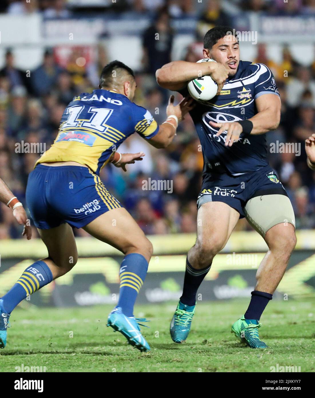 Jason Taumalolo of the Cowboys during the Round 24 NRL match between ...