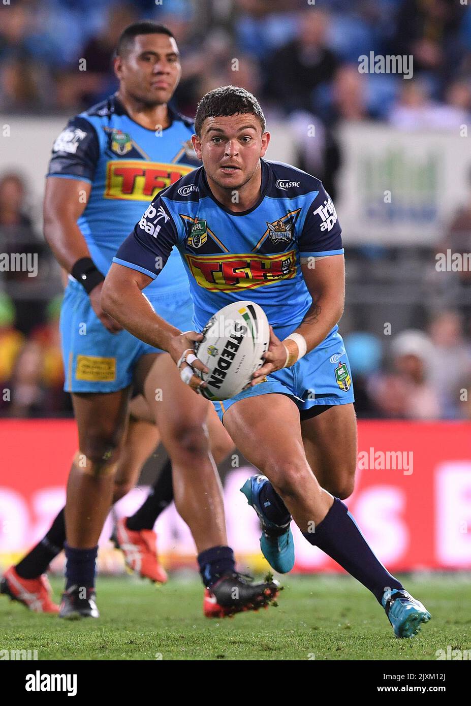 Ashley Taylor of the Titans during the Round 24 NRL match between the ...