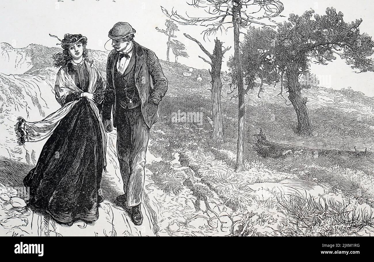 Illustration depicting a couple. Illustrated by William Small (1843 ...