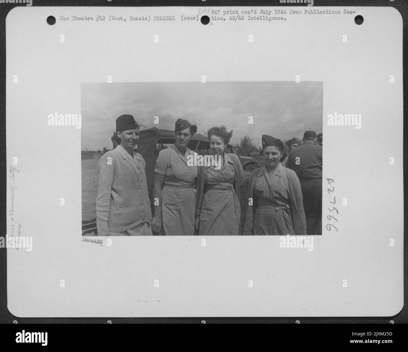 American nurses arrive in Eurk, Russia for duty on American Air Force ...
