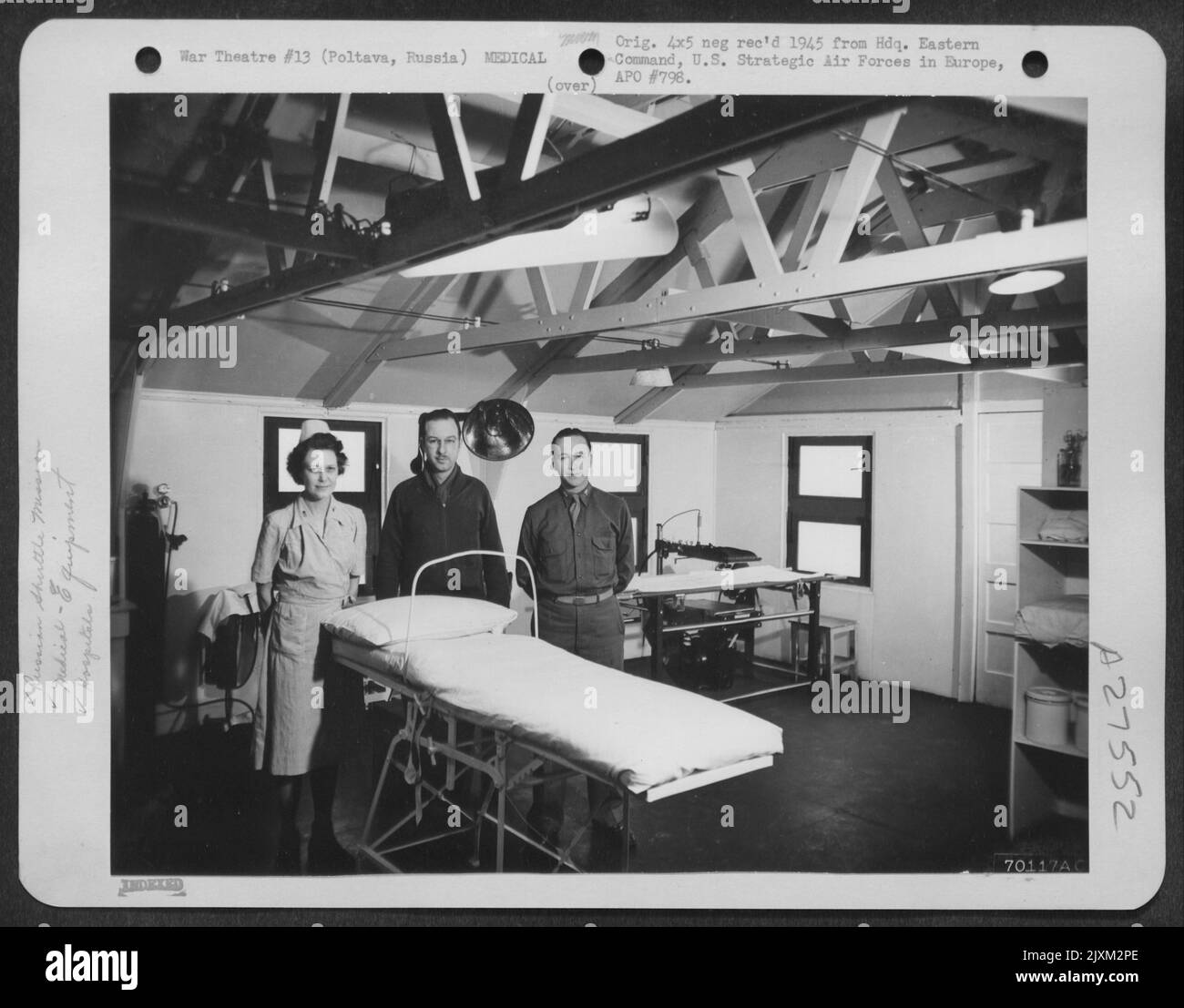 A doctor, a nurse, and a medical corpsmen with the winter detachment at ...