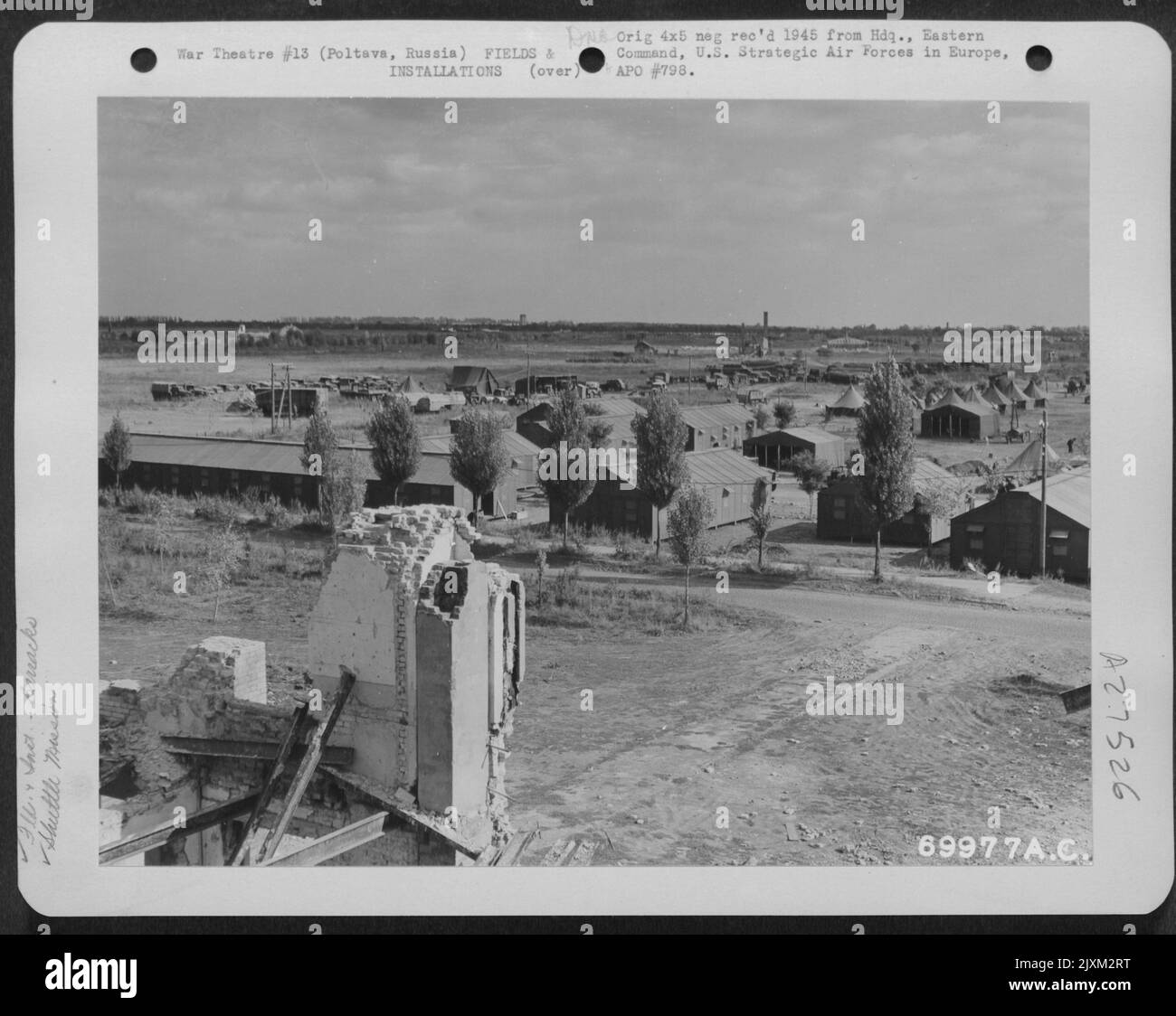 General view of barracks for Russian shuttle misison personnel at the ...