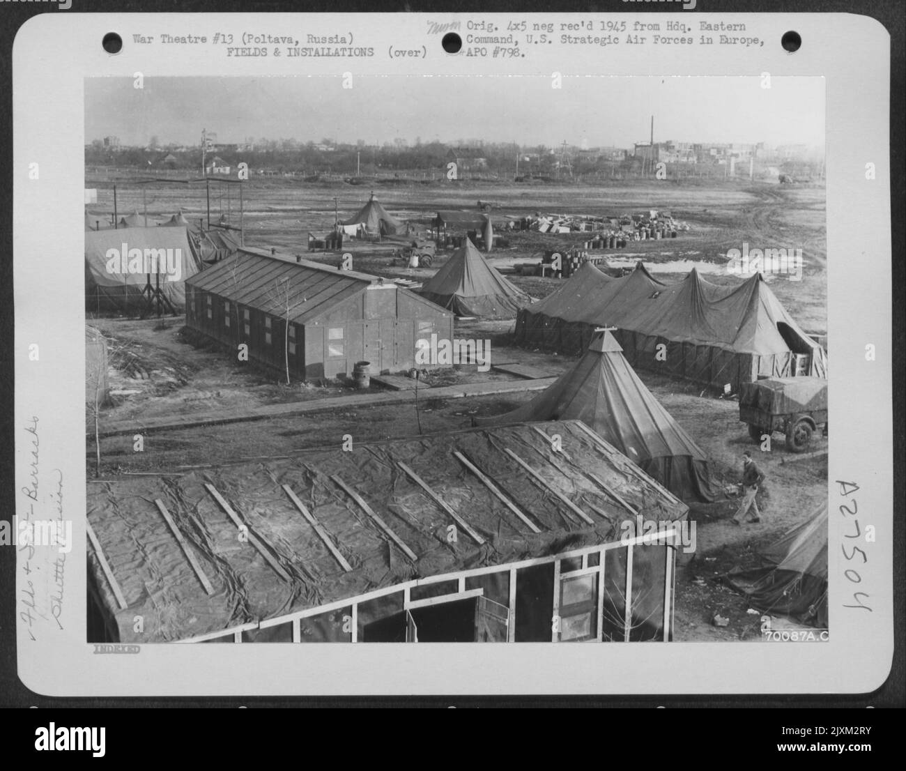 Construction of buildings at Poltava Airbase was difficult during the ...
