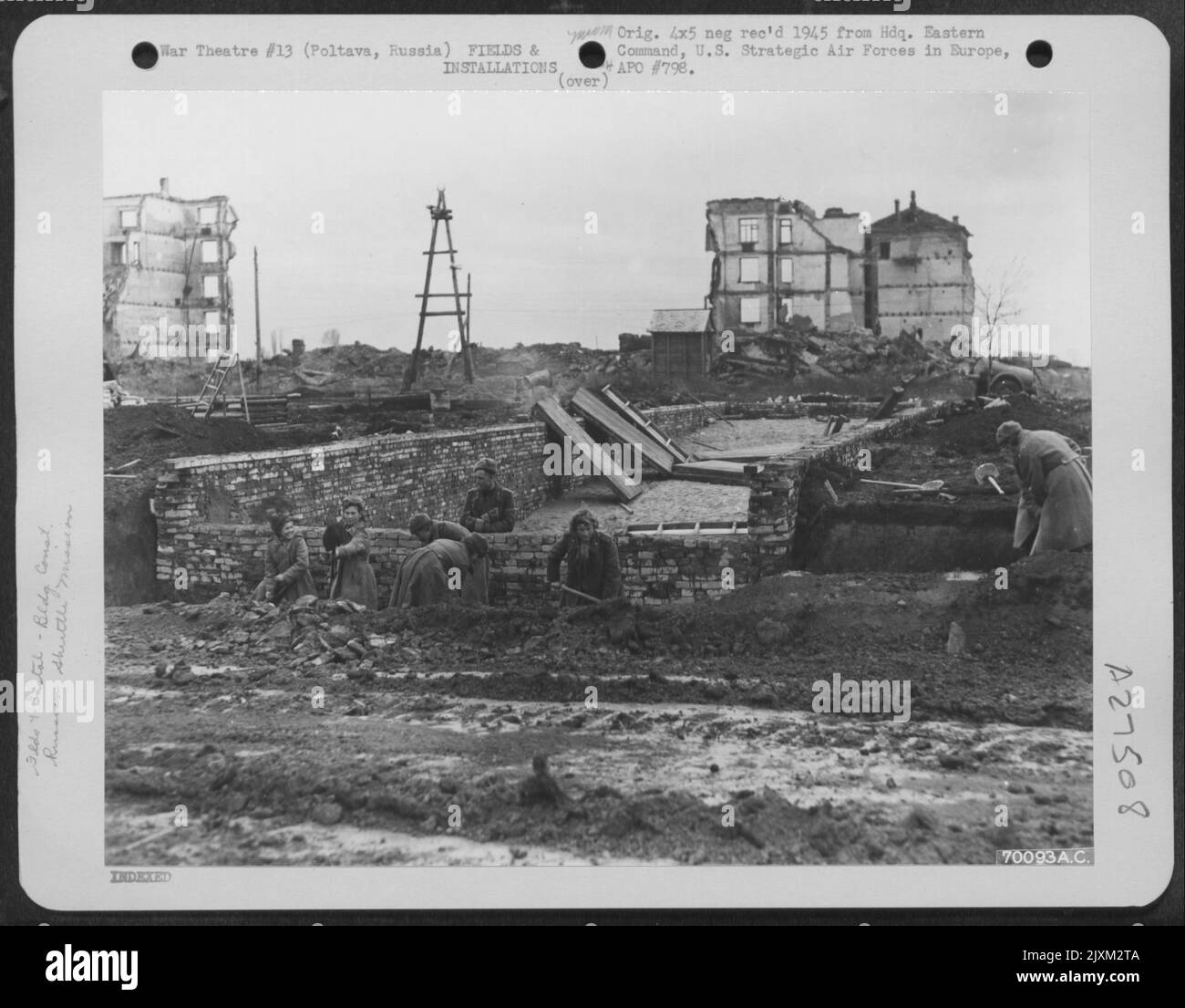 The foundation for the joint American-Russian theatre rises above the ...