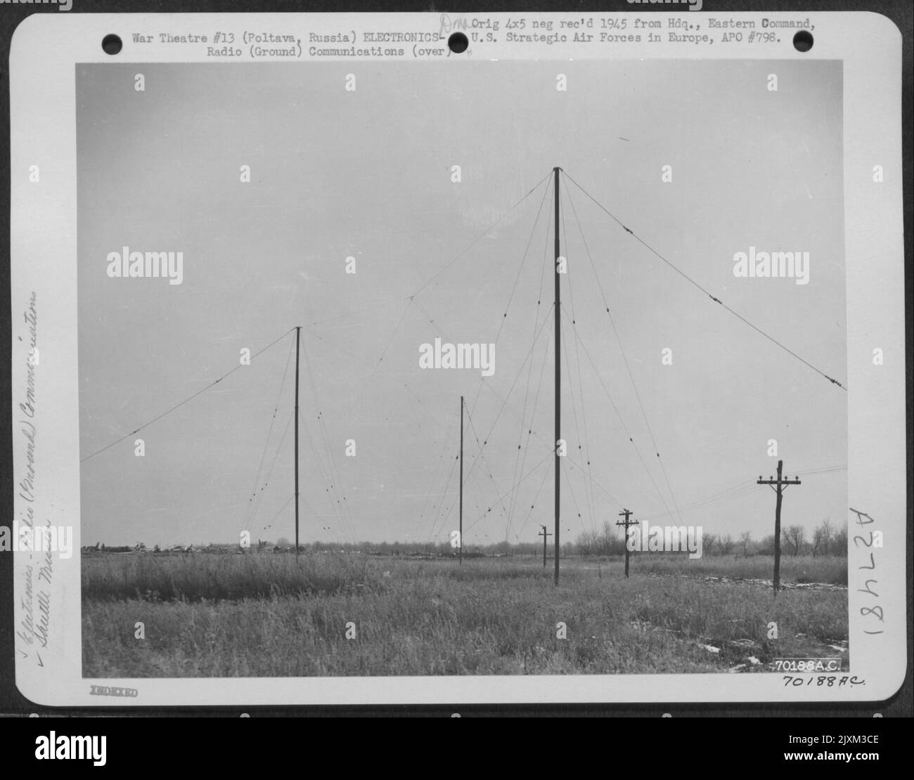 Radio receiver station at Poltava Airbase, a shuttle mission base in ...