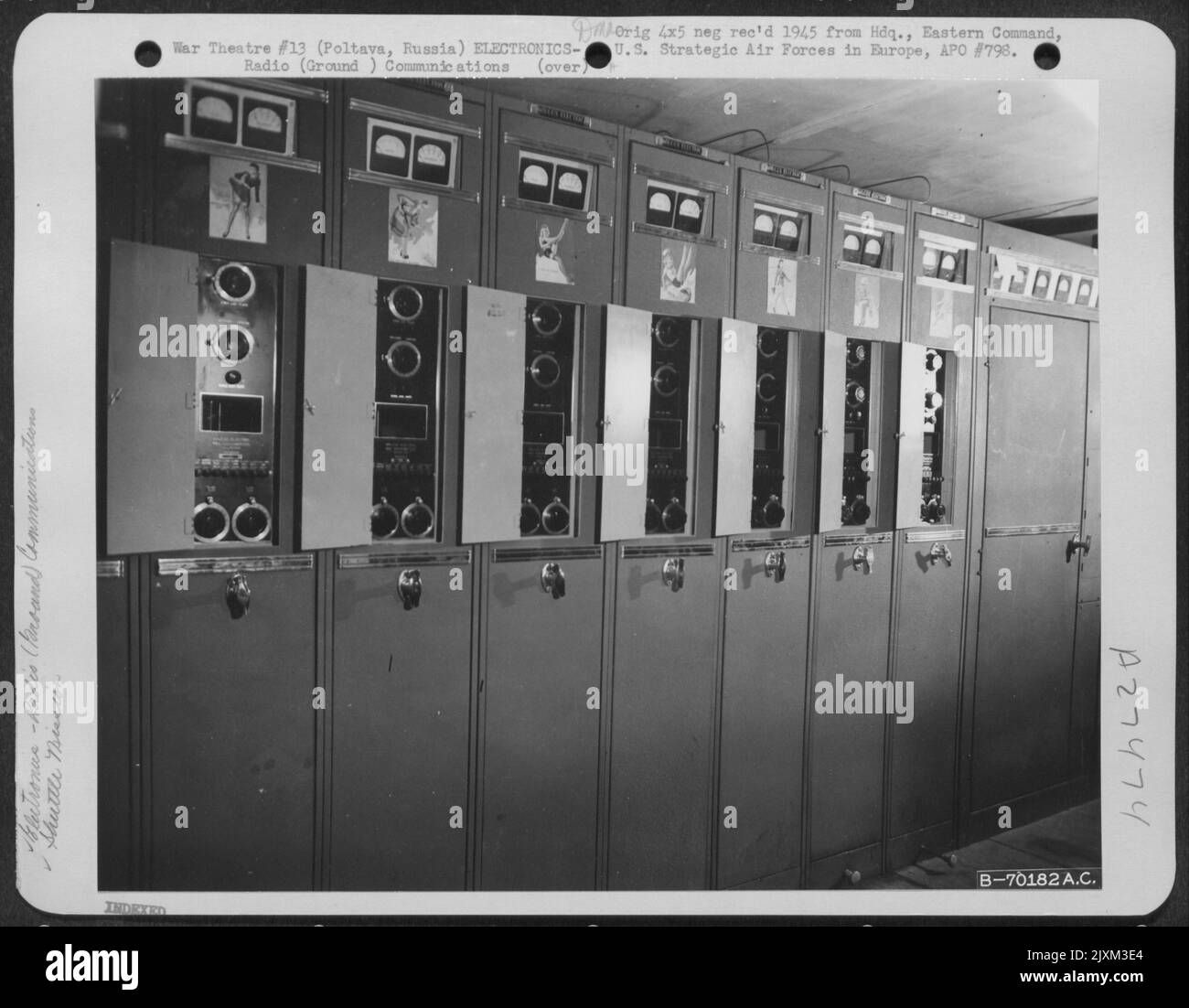 Radio transmitter station at Poltava Airbase, a shuttle mission base in ...