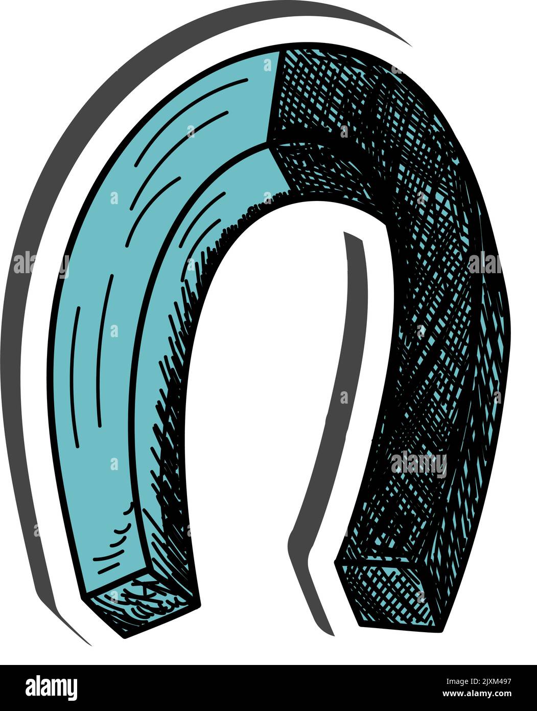 Magnet sticker with shadow on education theme. Back to school. Vector ...