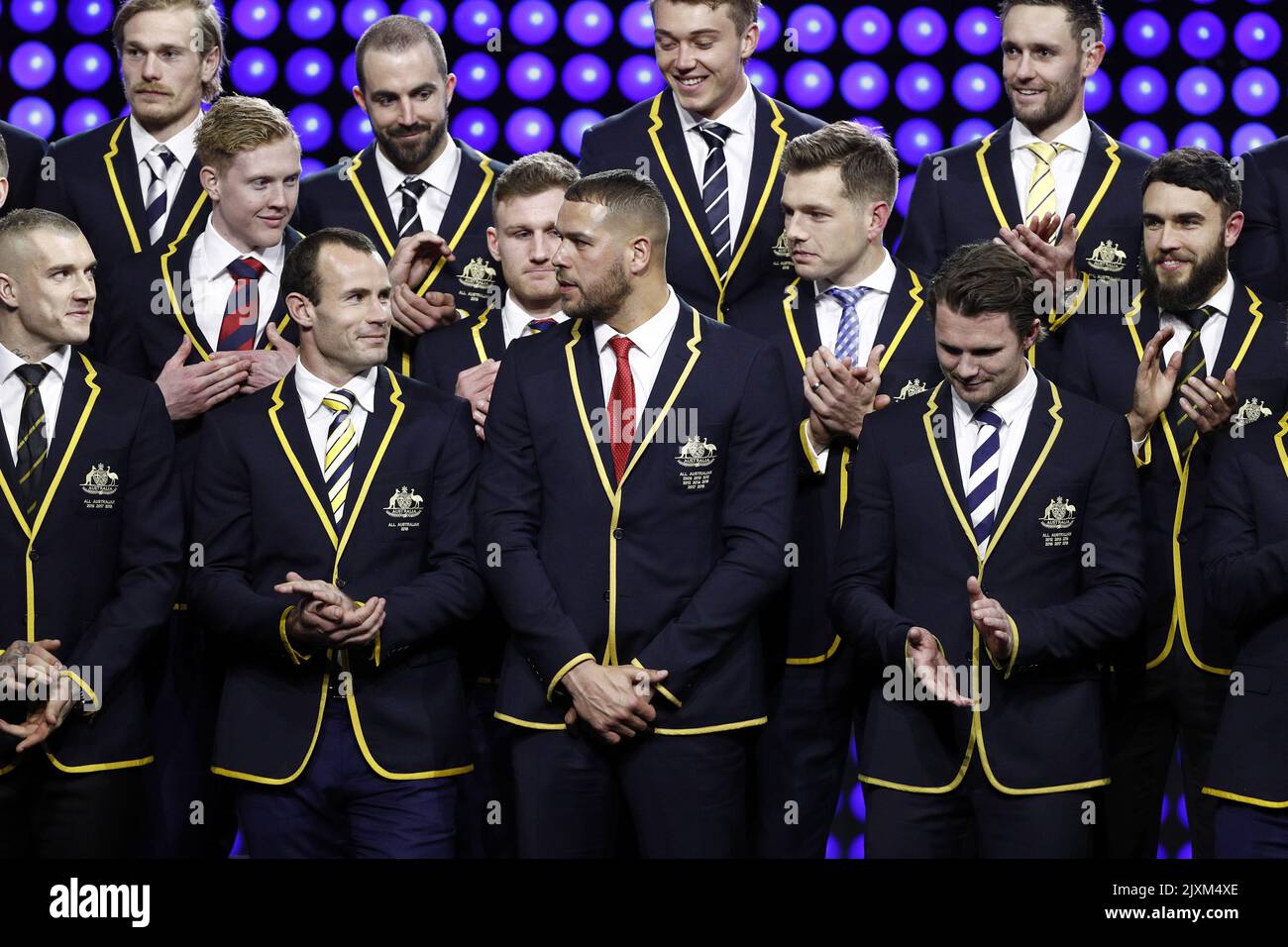 Lance Franklin of the Swans (centre) is named as All-Australian captain ...