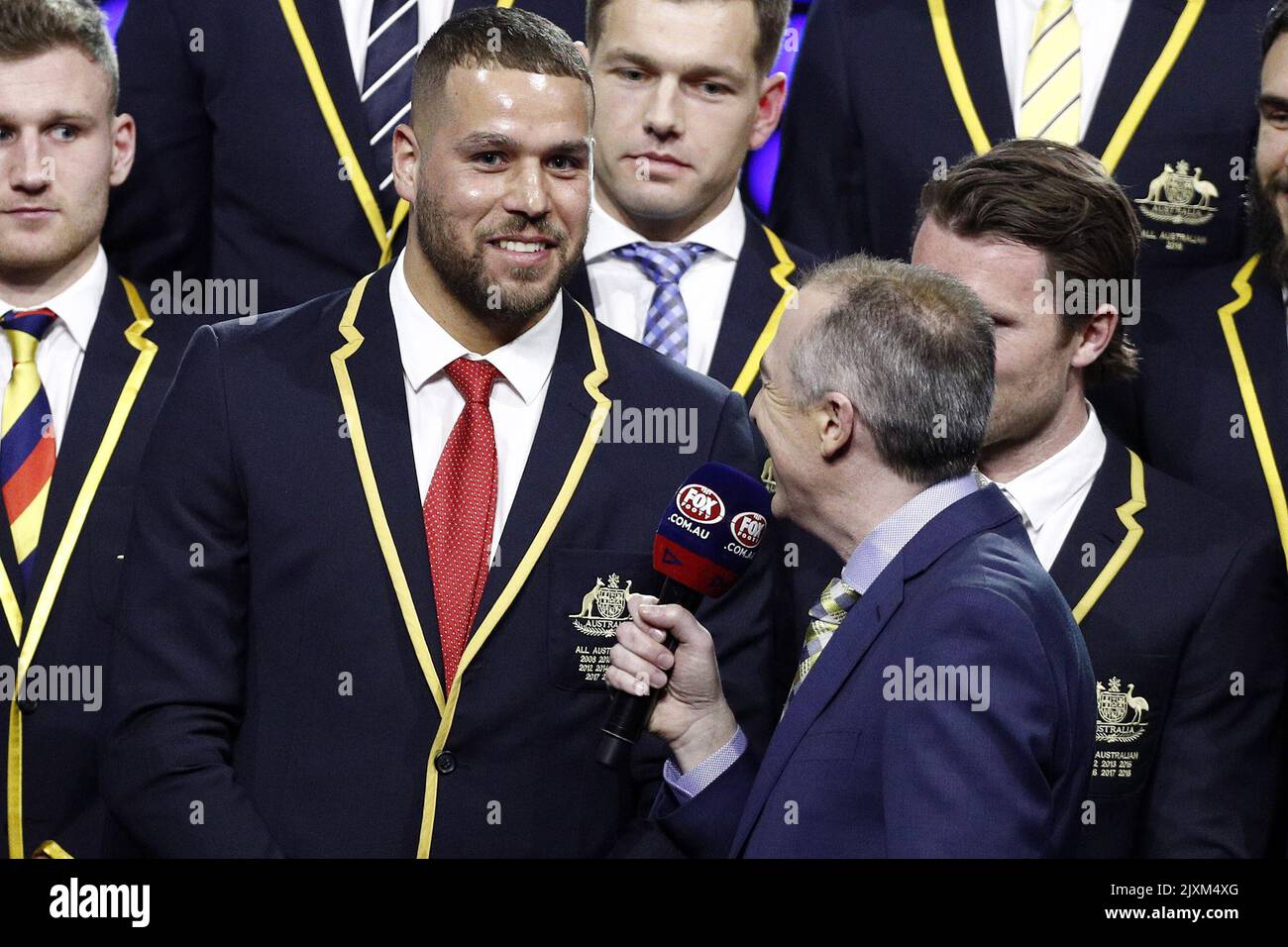 Lance Franklin of the Swans (left) is named as All-Australian captain ...