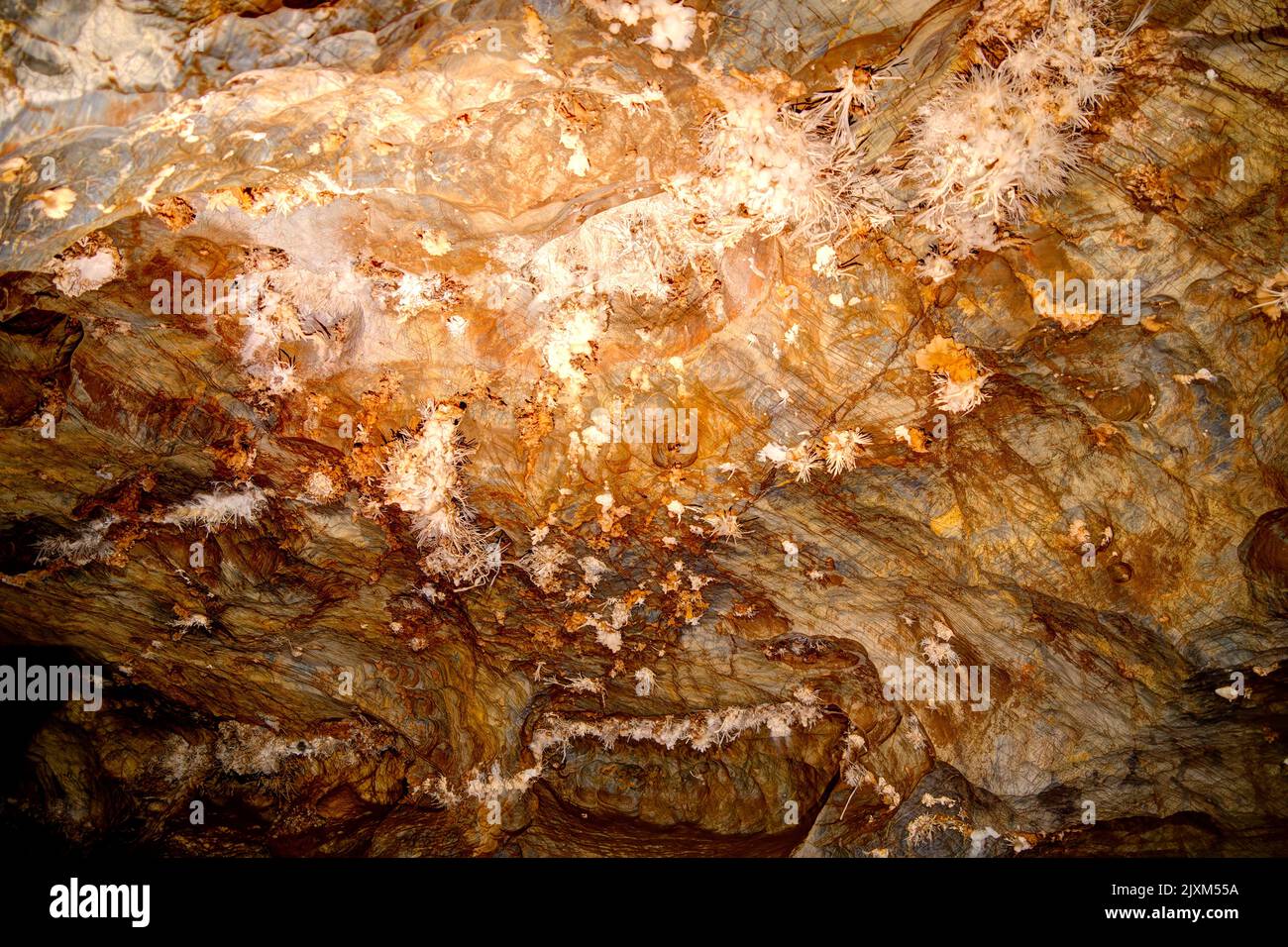 Ochtinska Aragonite Cave, Slovakia Stock Photo - Alamy